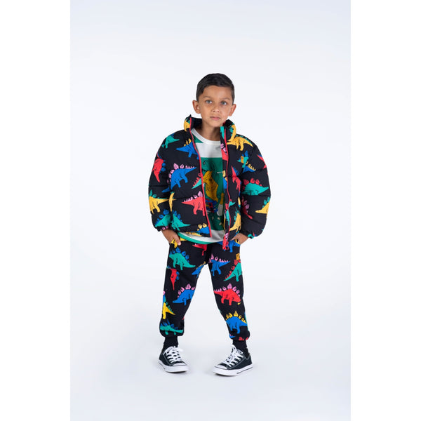Rock Your Kid Dino Time Puffer Jacket - Monkey Kids