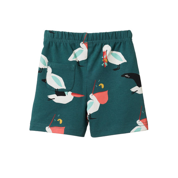 Nature Baby Jimmy Shorts Pelican Party Print - Monkey Kids