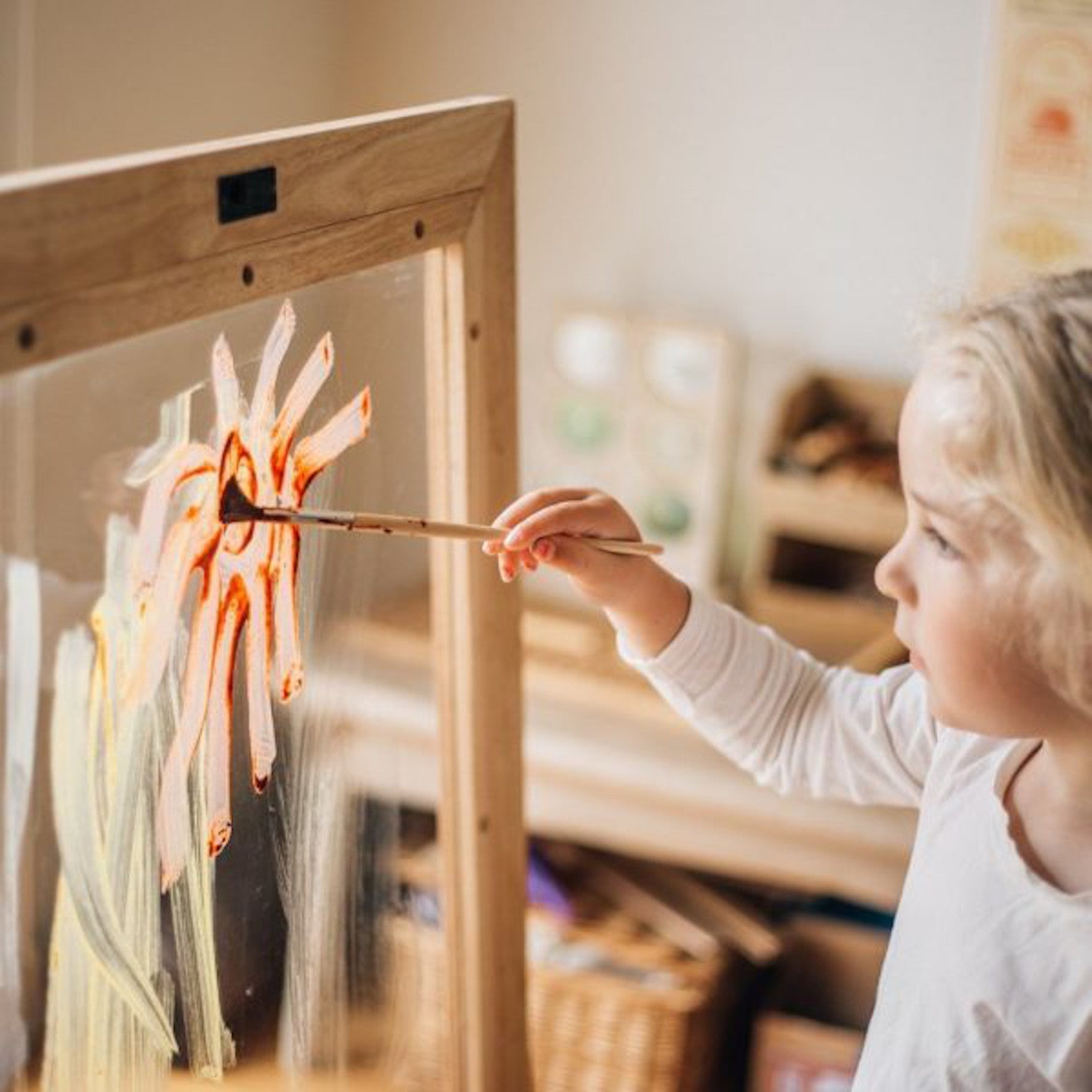 Q Toys Toddler Perspex Easel - Monkey Kids