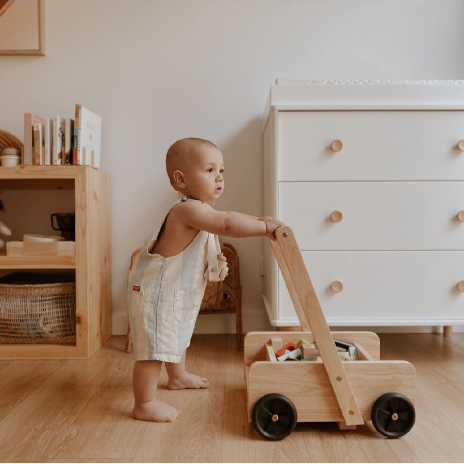 Q Toys Classic Baby Walker Wagon - Monkey Kids